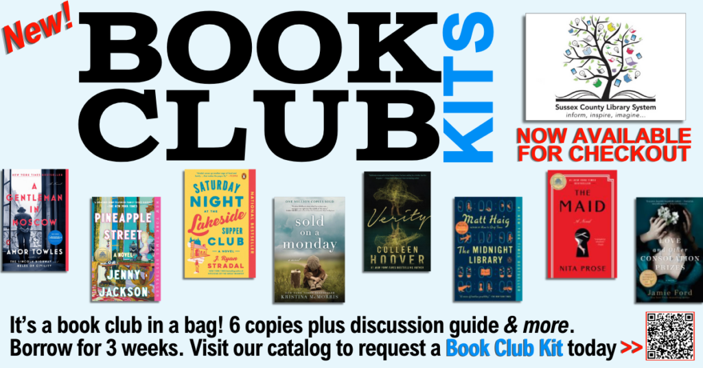 Book Club Kits Now Available at the Sussex County Library System ...