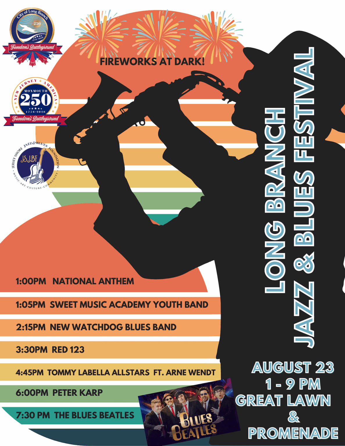 Long Branch Jazz & Blues Festival 2025: A Full Day of Music, Ocean ...