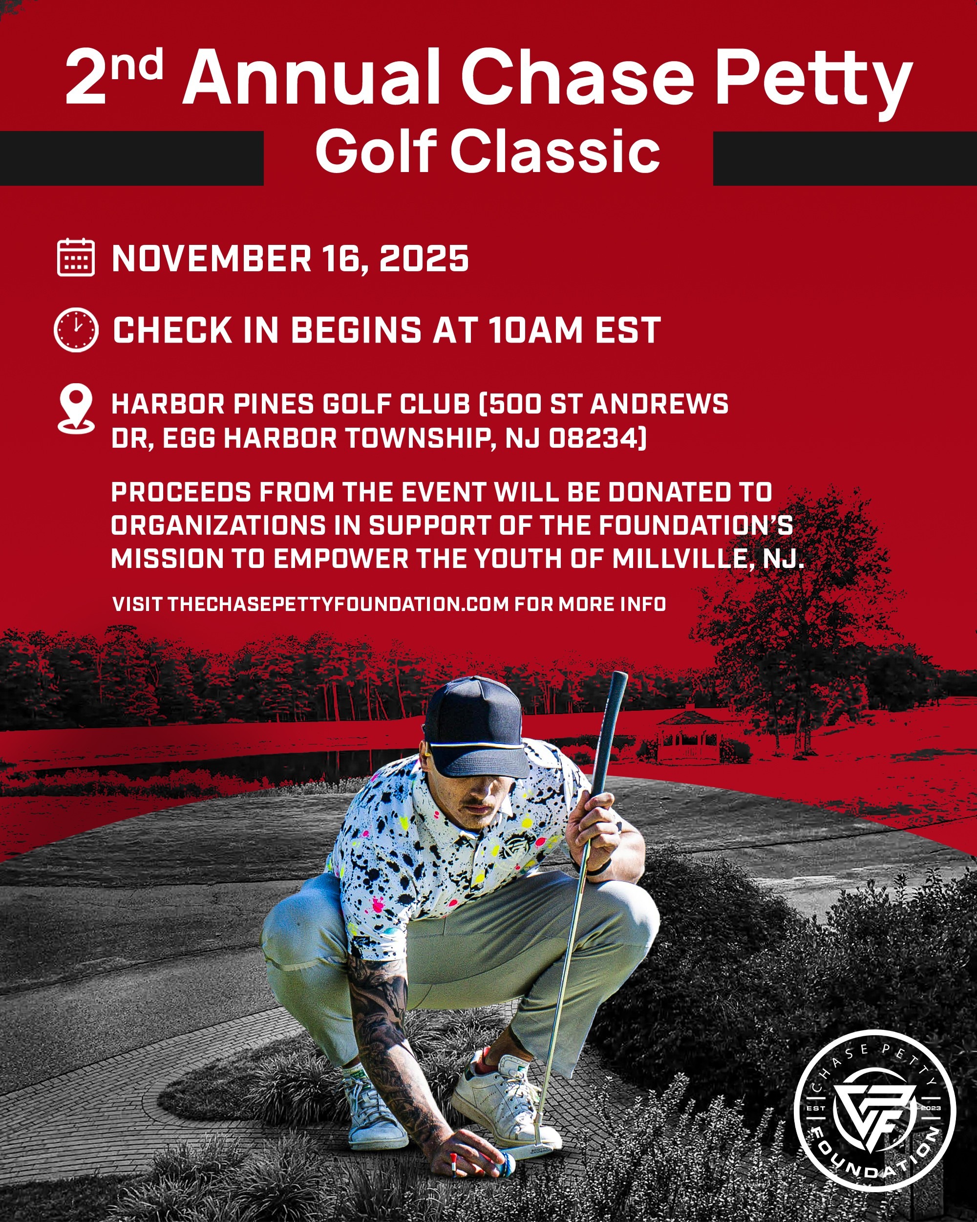 Chase Petty Charity Golf Classic - Explore New Jersey
