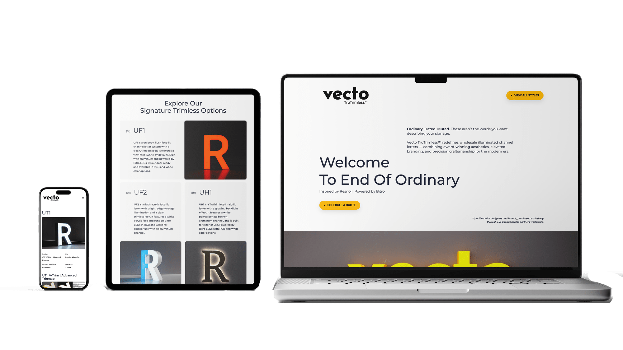 Bitro Group Unveils Vecto TruTrimless™ Website, Setting a New Standard ...